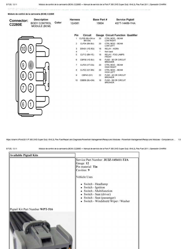 BCM Conector C2280E | PDF