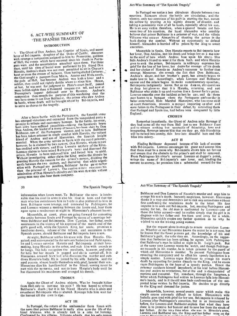 The Spanish Tragedy | PDF