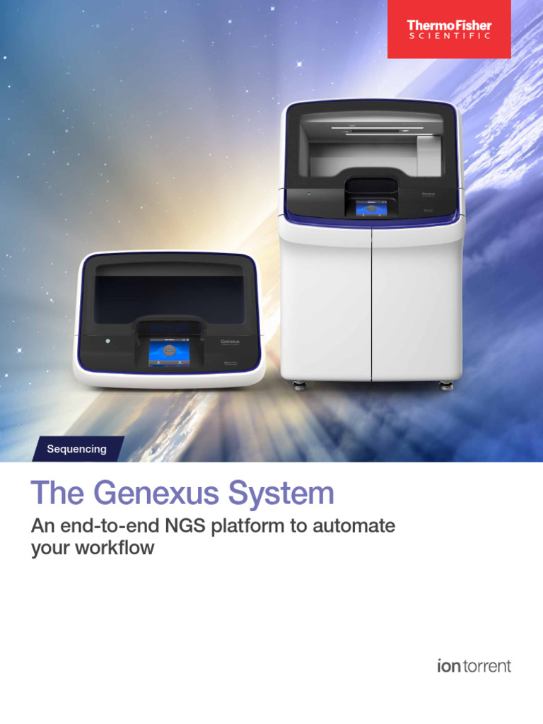 Genexus NGS System Overview | PDF | Dna Sequencing | Verification And ...