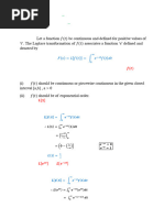 Practice Questions-Laplace Transforms | PDF