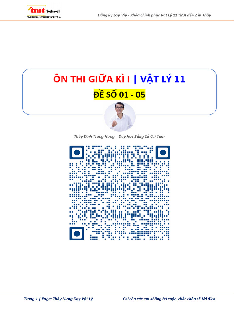 10 Đề - GK1 - VL11 | PDF