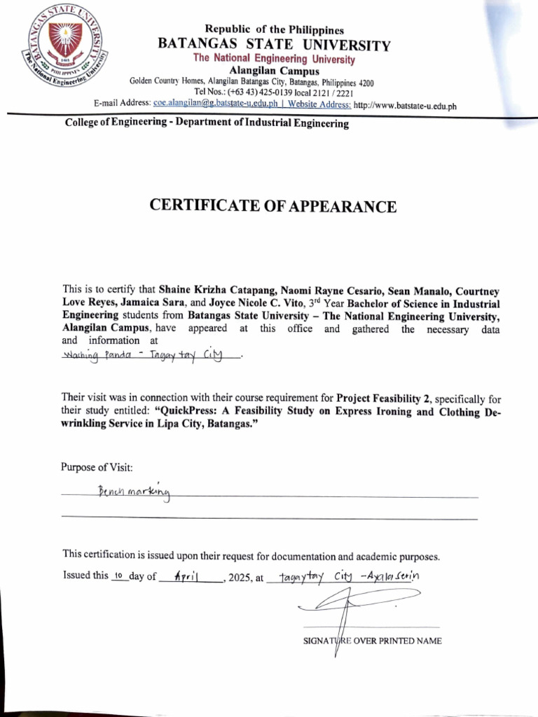 Certificate Benchmarking | PDF