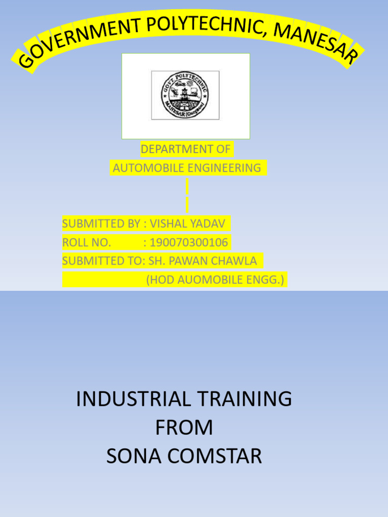 Government Polytechnic, Manesar | PDF | Clutch | Steering