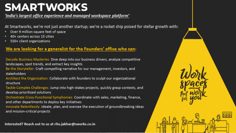 Smartworks - Generalist - Founders' Office | PDF