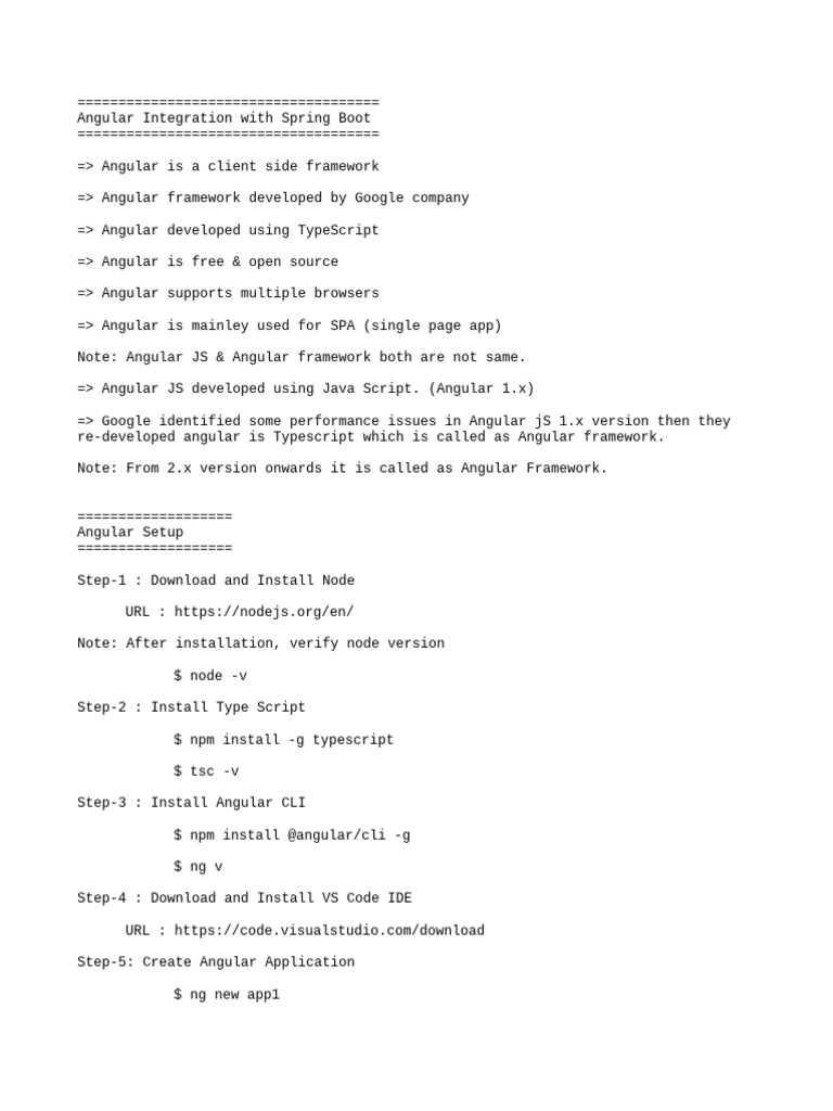 Angular and Spring Boot Integration Guide | PDF | Software Development ...