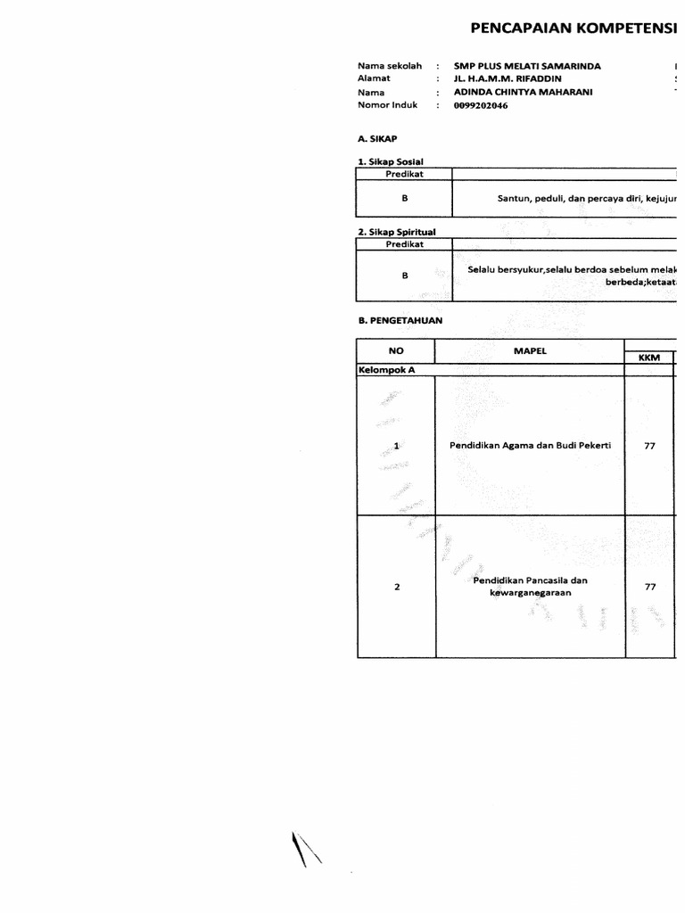 Semester 5 Adinda | PDF