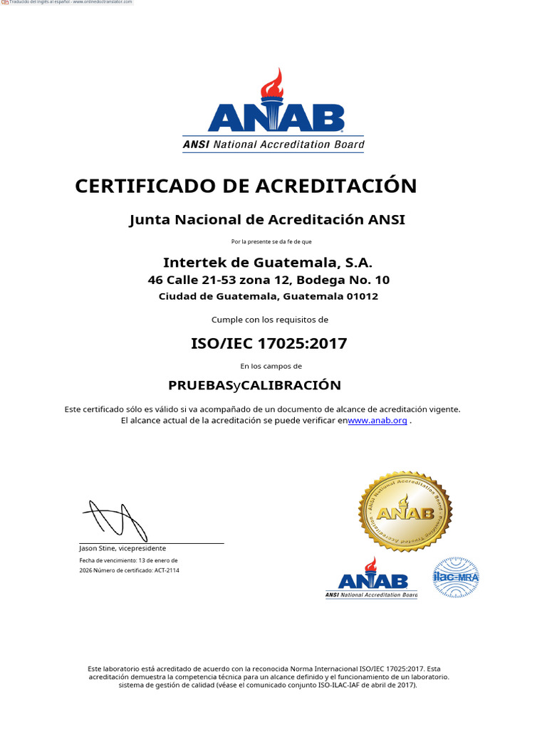 Brochure Intertek Guatemala | PDF | Textiles | Cloro