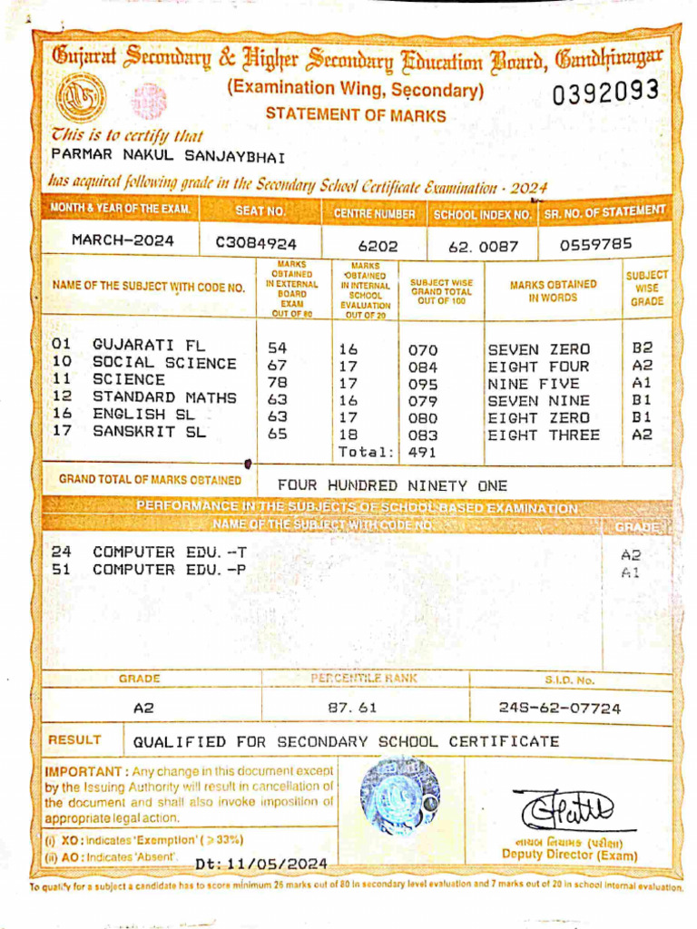Board Certificate | PDF