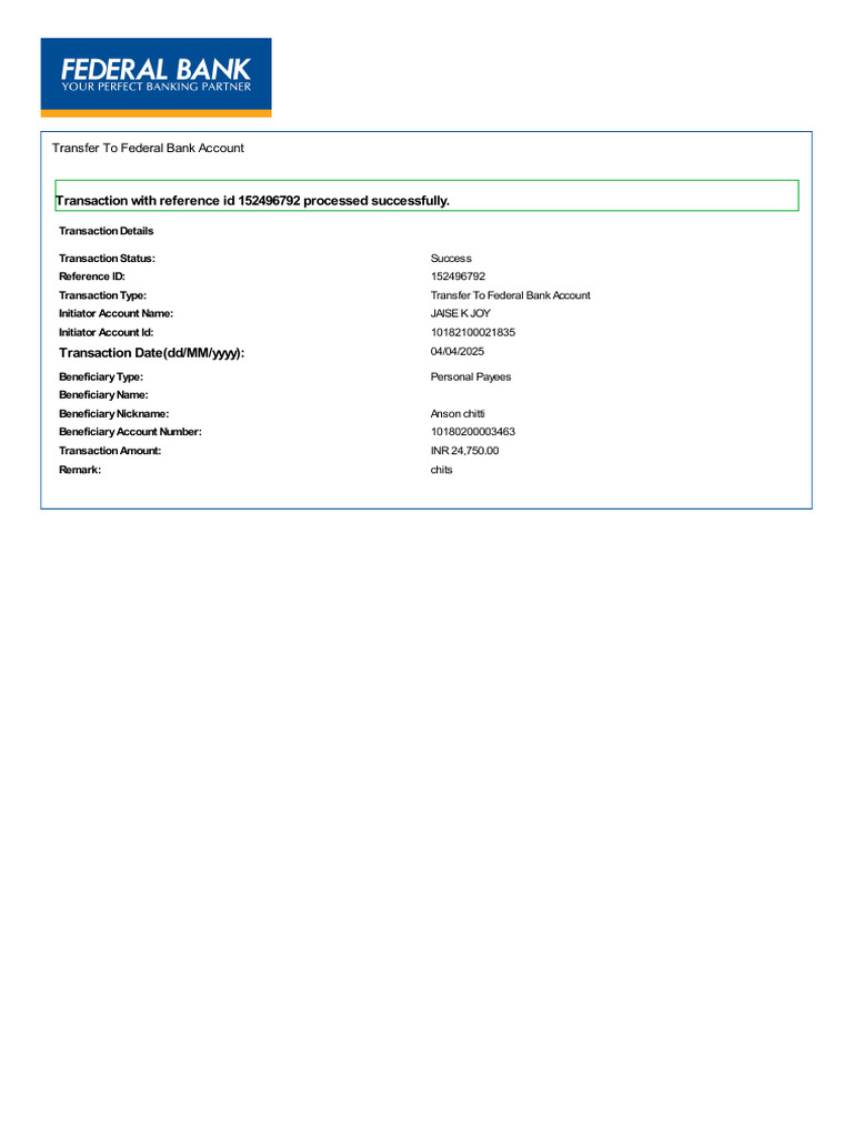 Initiate Single Entry Payment Summary | PDF