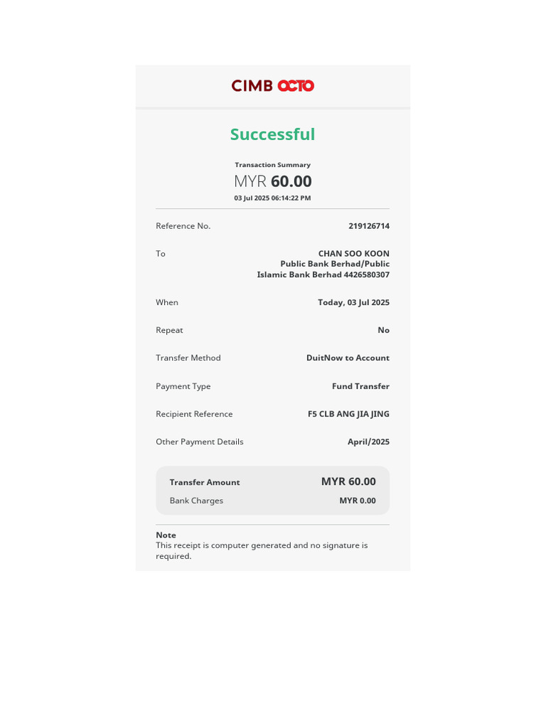 Cimb Octo My-219126714 | PDF