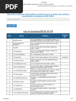 Delhi PWD Contractor Details | PDF | Urban Planning | Delhi