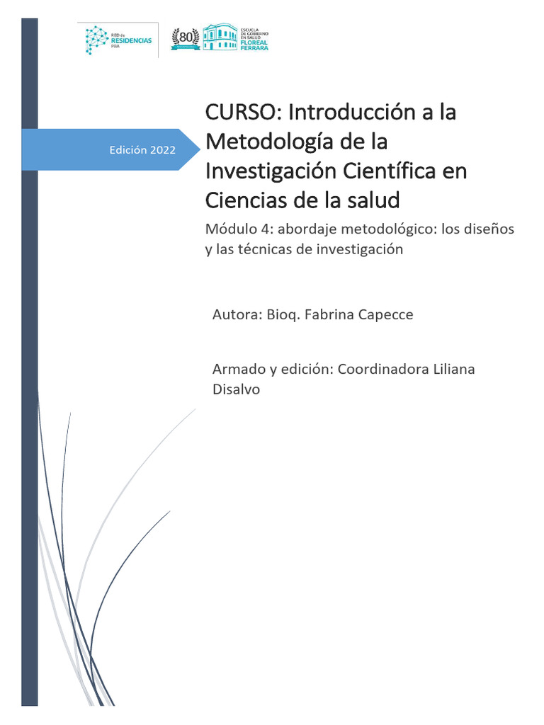 Capecce - Diseños de Investigación | PDF | Ensayo clínico | Experimentar