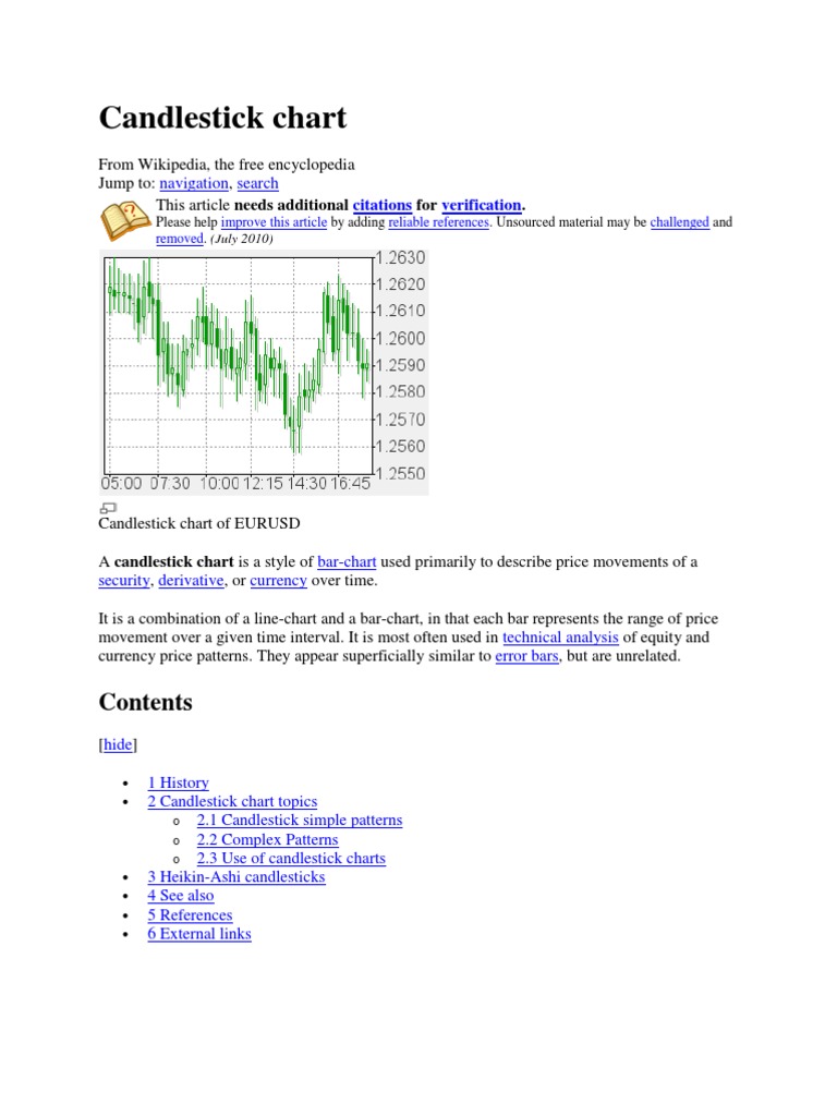 Candlestick Chart: Citations Verification | PDF | Technical Analysis ...