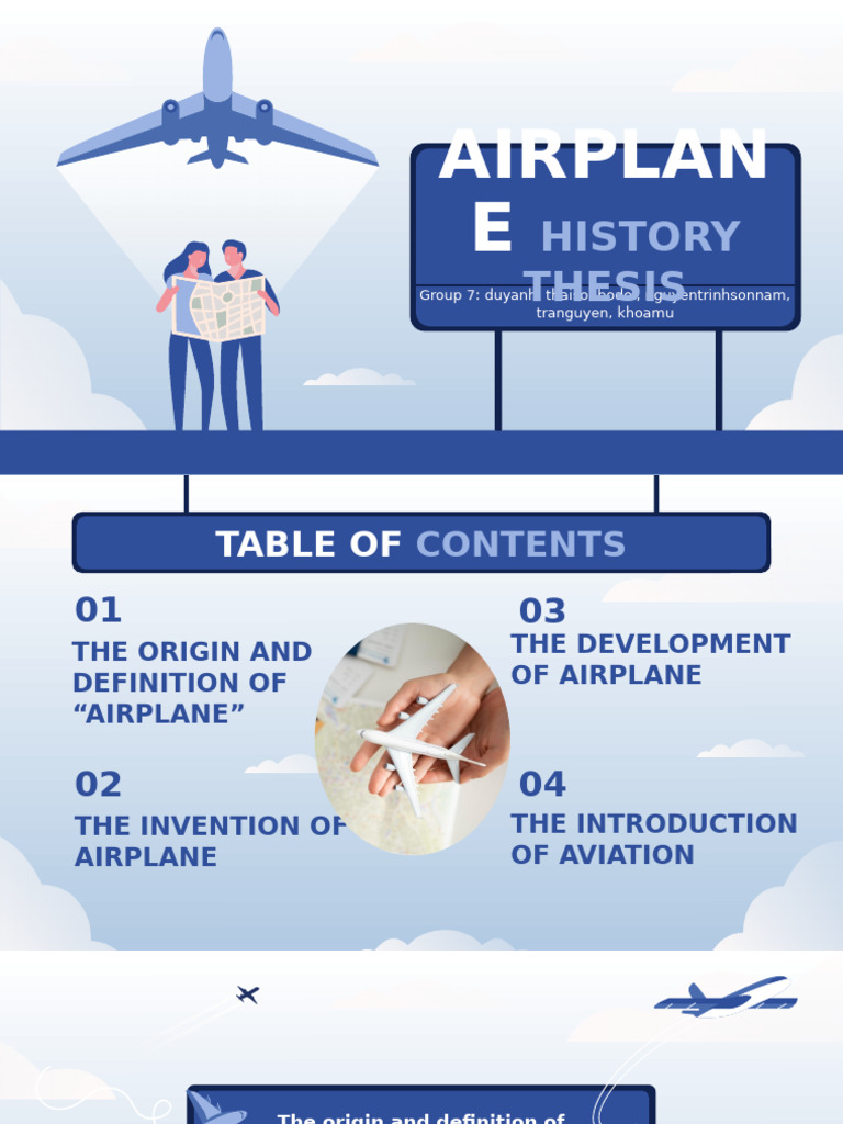 The History of Airplane | PDF | Wright Brothers | Airplane