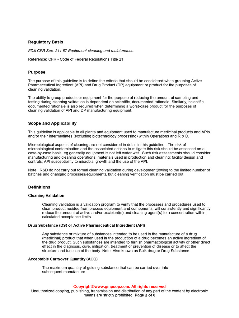 VAL MANUAL 055 Grouping Product Equipment Select The Worst Case Product ...