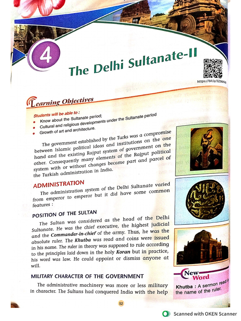 CH - 3 The Delhi Sultanate - LL | PDF