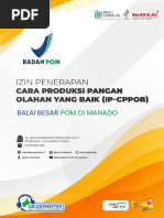 Tata Cara Pendafataran IP CPPOB Melalui E-Sertifikasi Dan Registrasi Produk MD | PDF