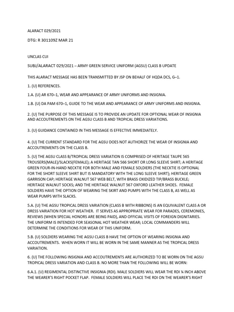 Alaract 029 - 2021 AGSU Set Up | PDF | Clothing | Fashion