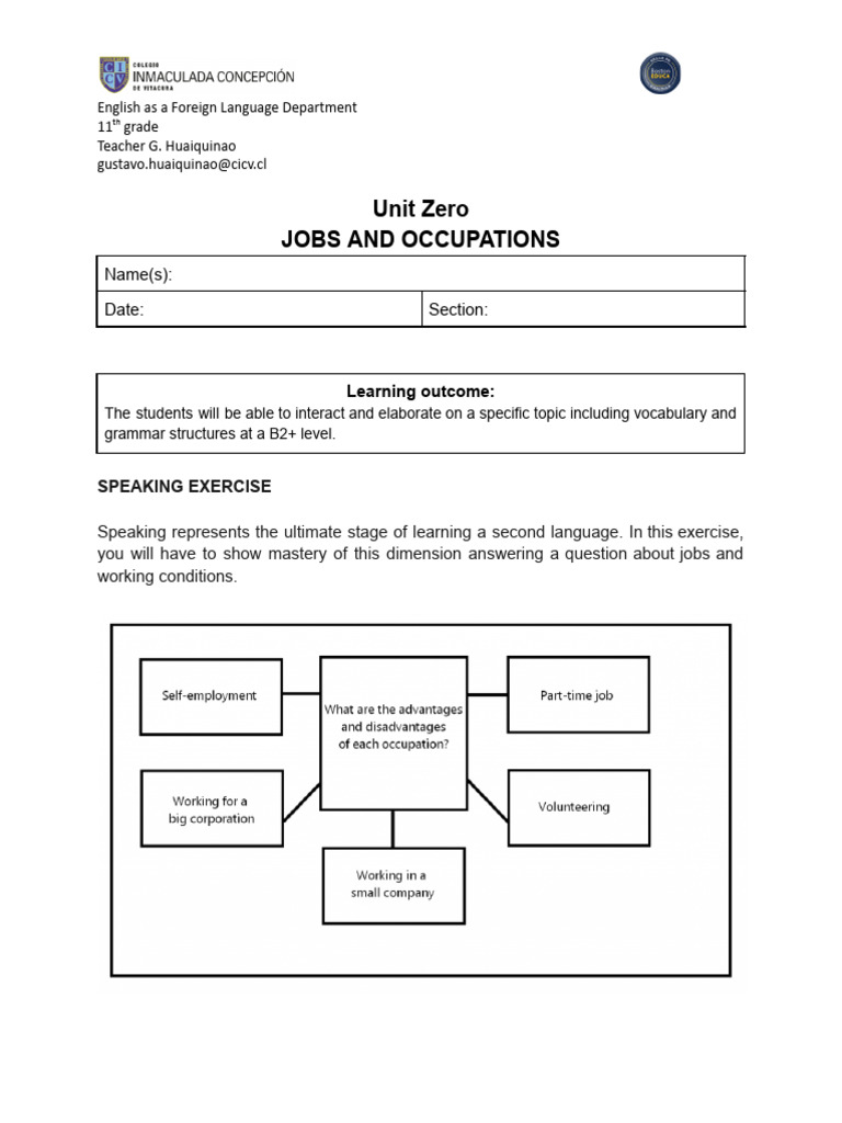 Speaking Exercise | PDF | Vocabulary | English Language