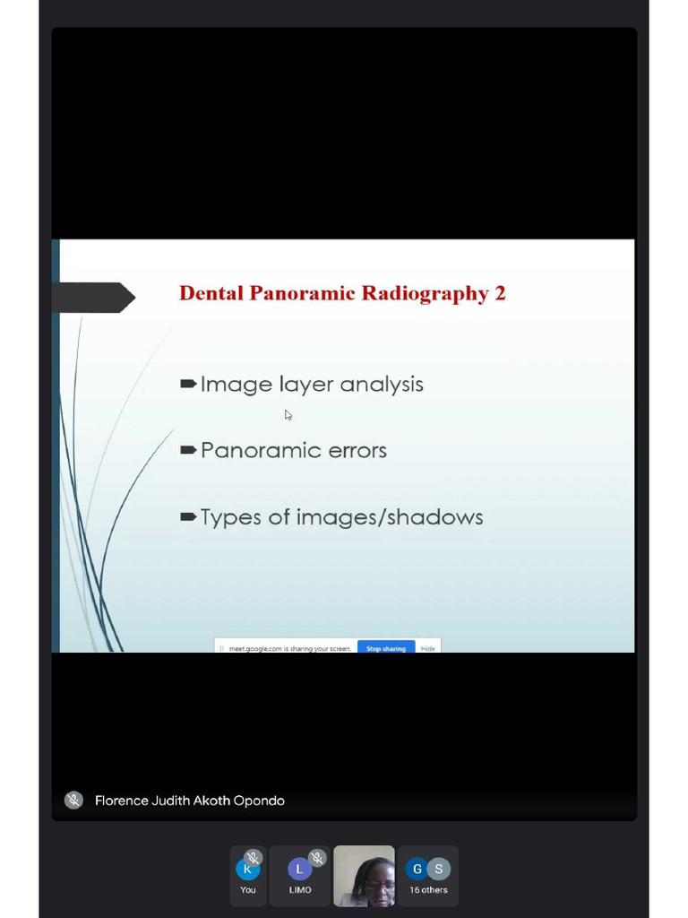 Dental Panoramic Radiology 2 DR Opondi | PDF
