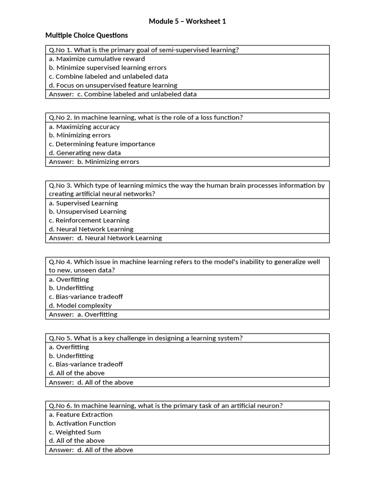 (1 - 1) CSA2001 - Module 5 Worksheet | PDF | Machine Learning | Regression Analysis