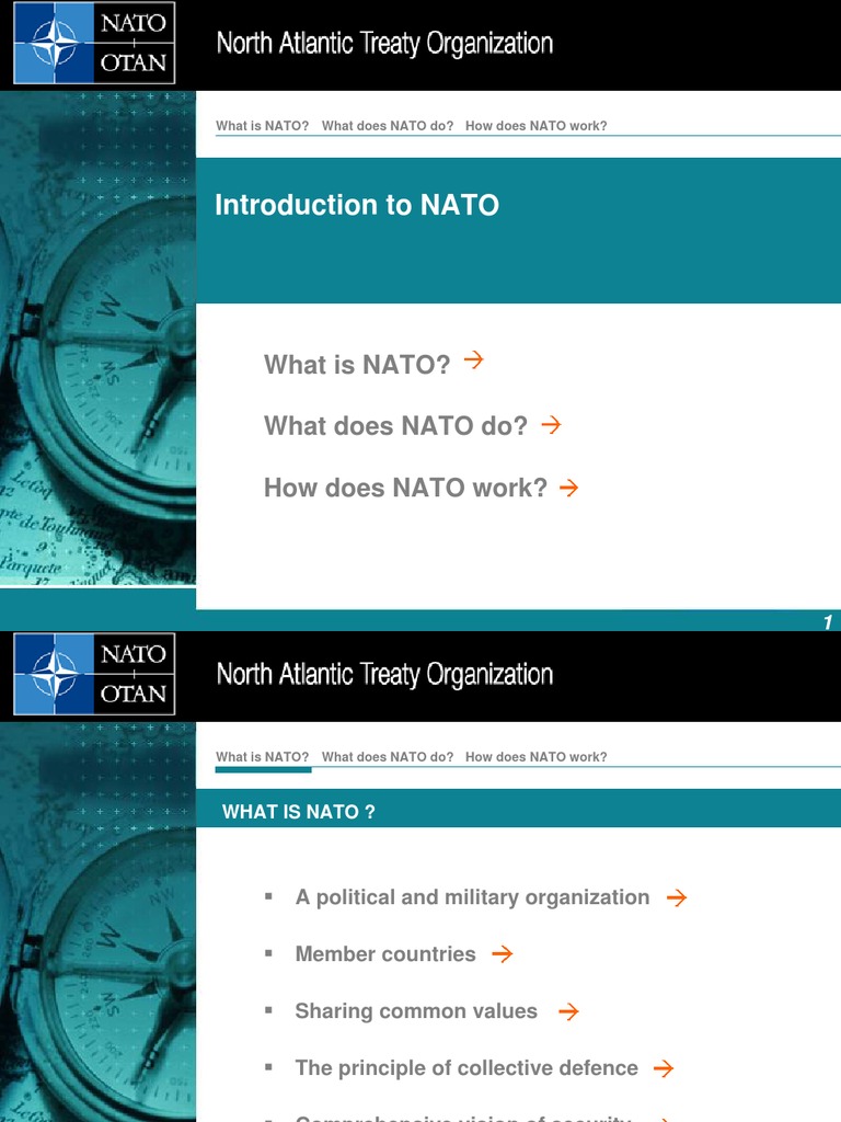 An Introduction to NATO: Its Purpose, Structure and Partnerships | PDF ...