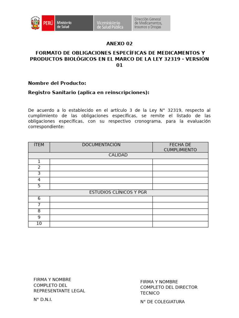 FORMATO Anexo 02 | PDF
