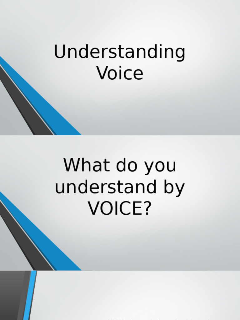 Understanding Active and Passive Voice | PDF | Verb | Subject (Grammar)