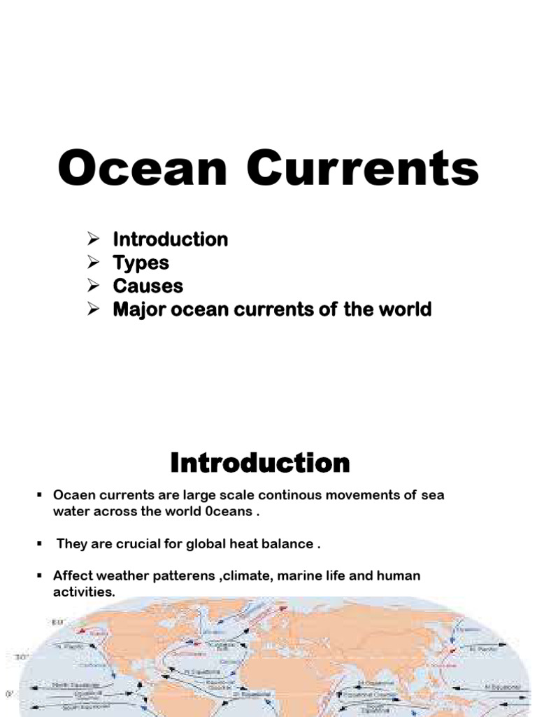 Understanding Ocean Currents and Their Impact | PDF | Oceans | Wound