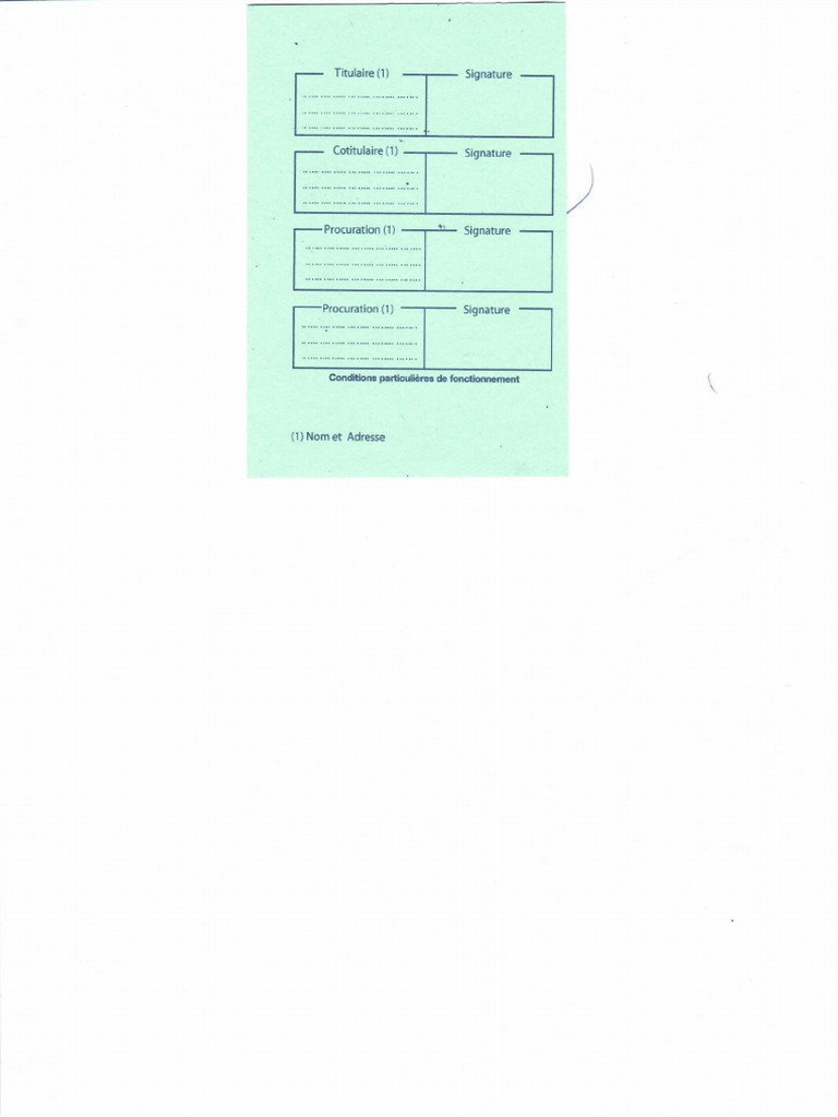 Carton de Signature | PDF