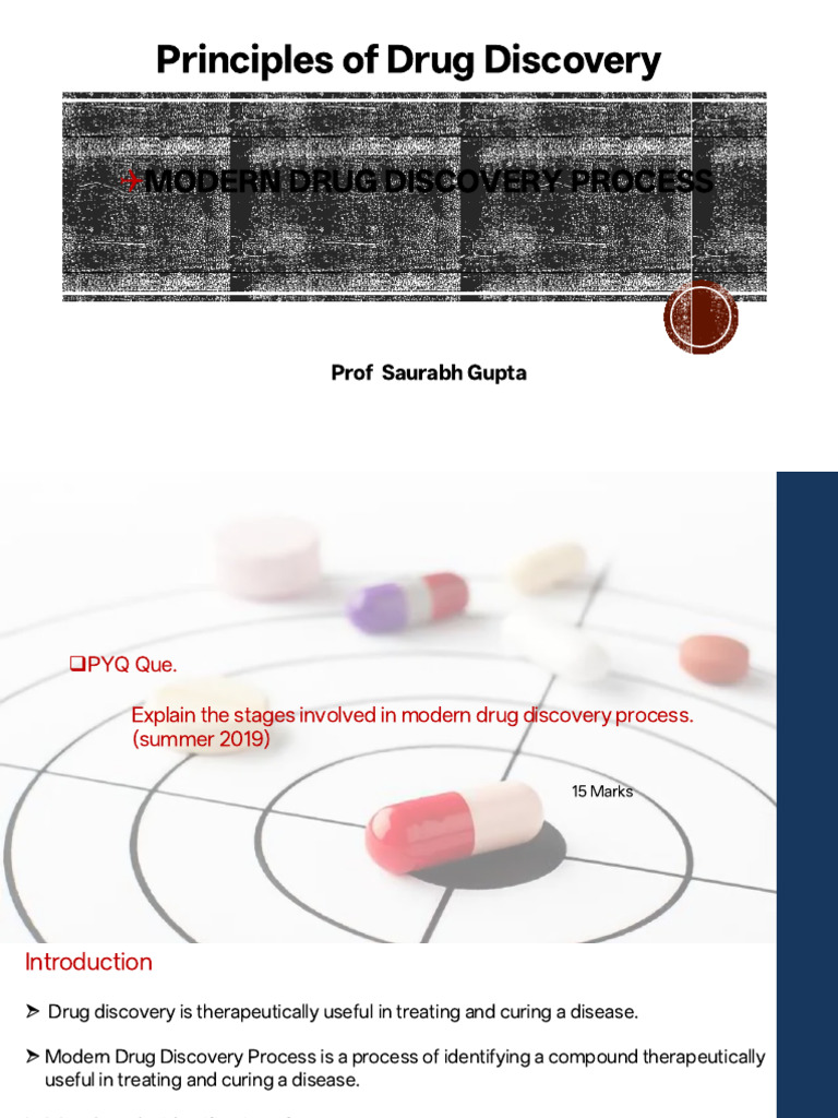 Stages of Modern Drug Discovery Process | PDF | Drug Discovery ...