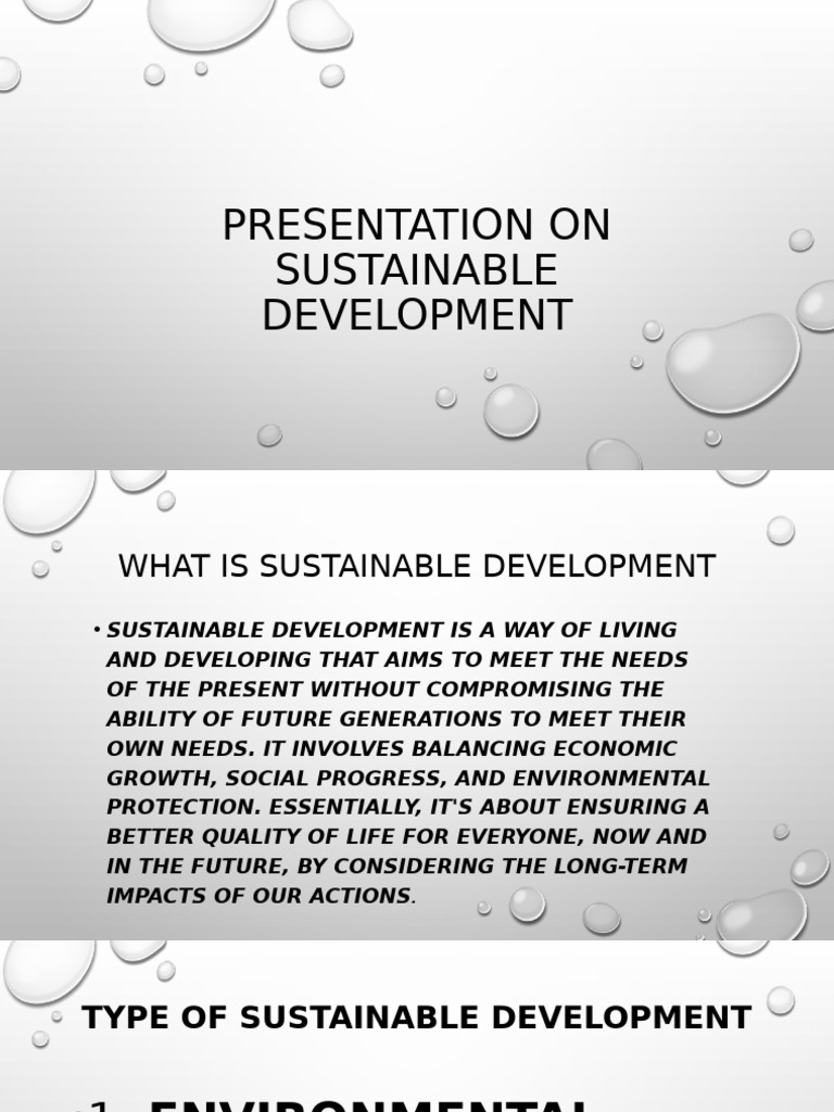 Understanding Sustainable Development | PDF | Sustainability ...