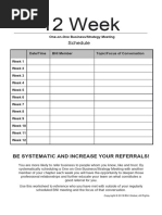 BNI Gains Worksheet and Bio Sheet | PDF