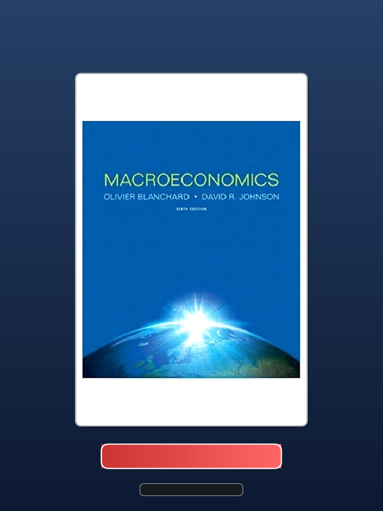 Macroeconomics 6th Edition by Olivier Blanchard Official Test Bank ...