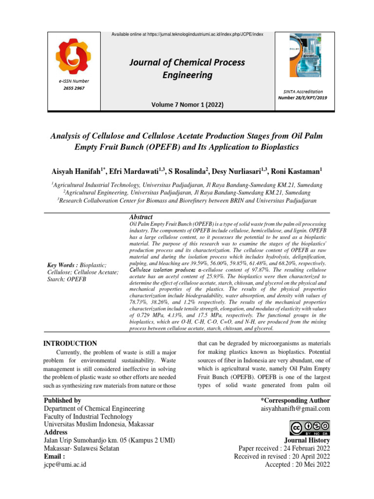 Analysis of Cellulose and Cellulose Acet | PDF | Lignin | Pulp (Paper)