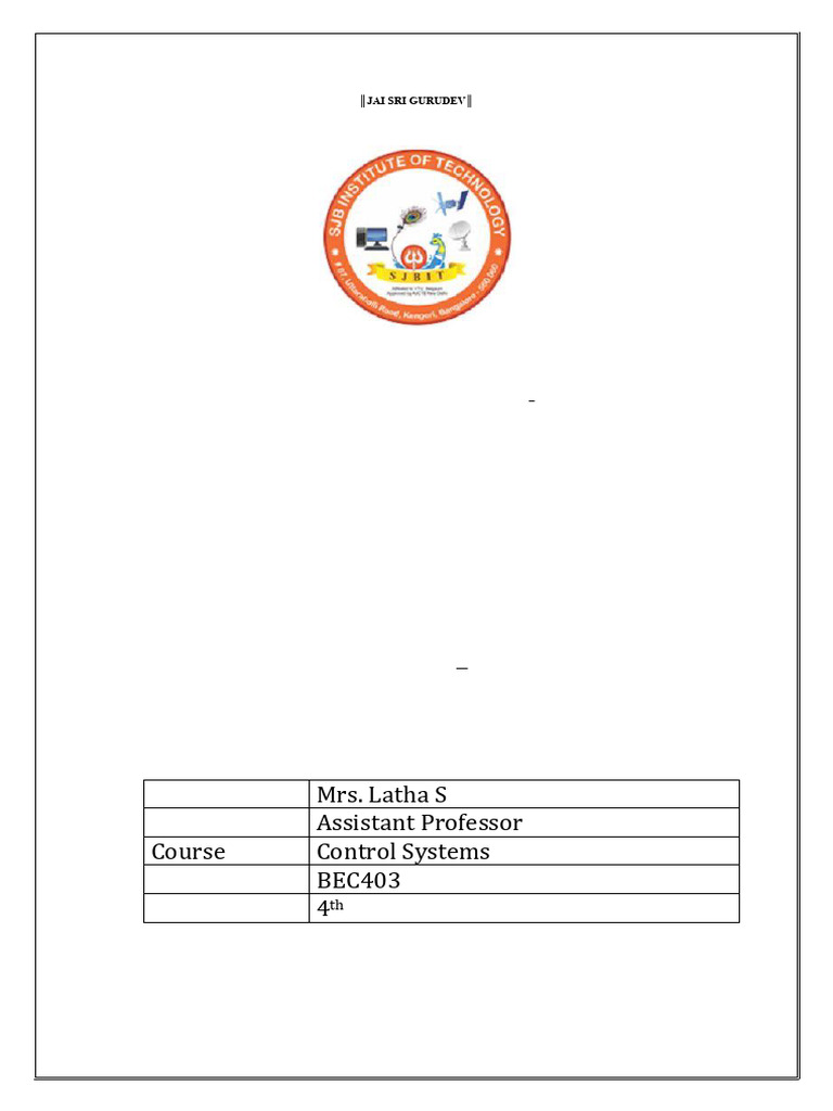 Module 1 BEC403 | PDF