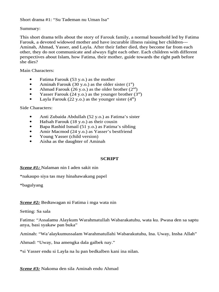 Short Drama | PDF