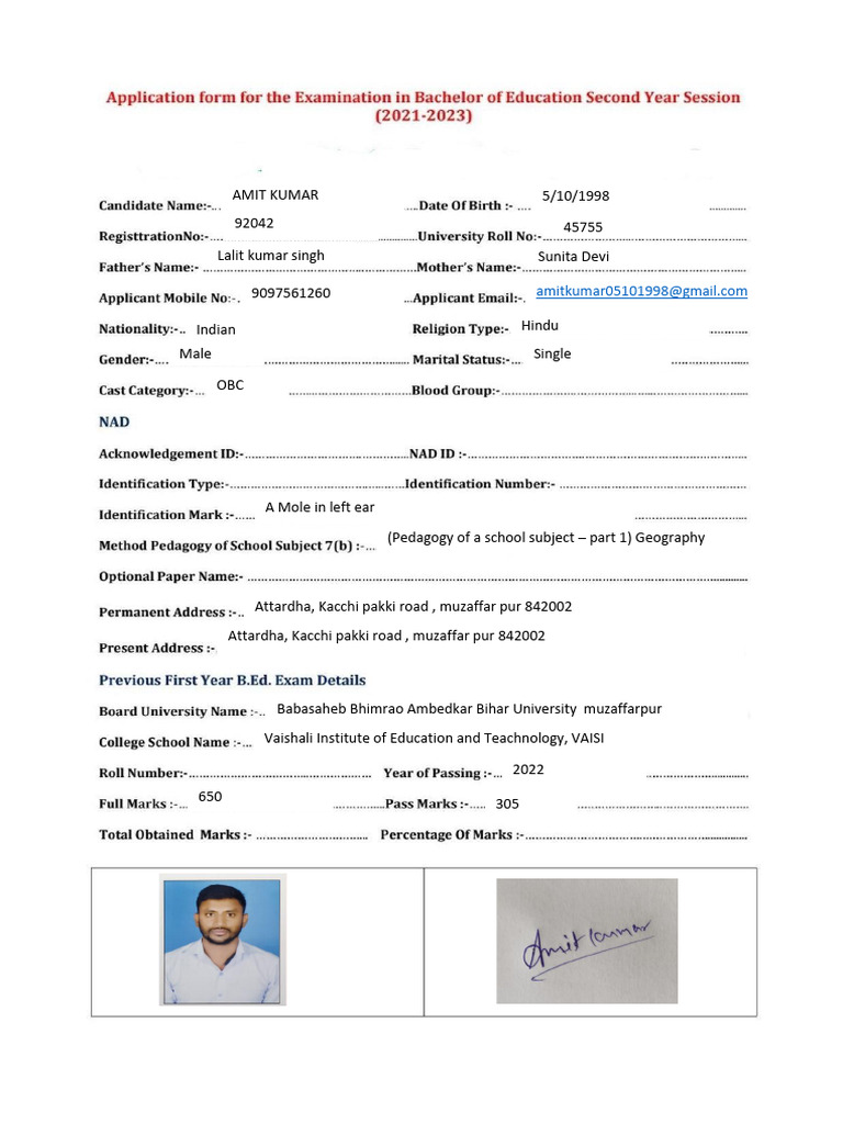 Bed Form | PDF