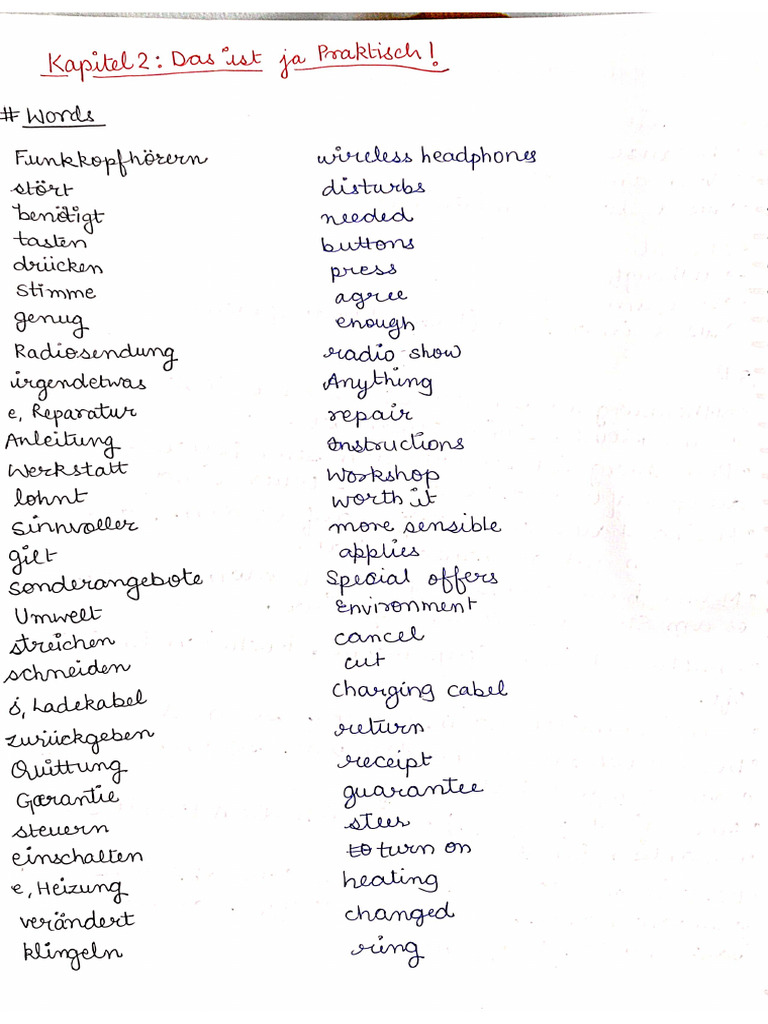 B1 Notes | PDF