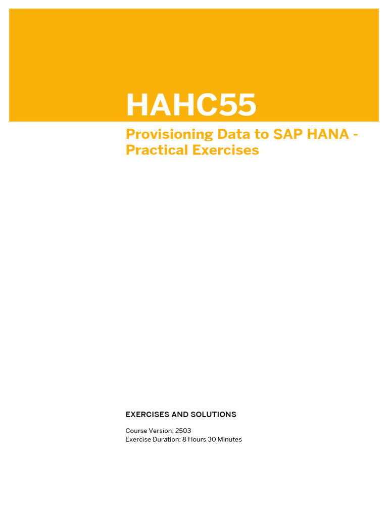 Sap La Hahc55 en 2503 Ex | PDF | Zip (File Format) | Databases