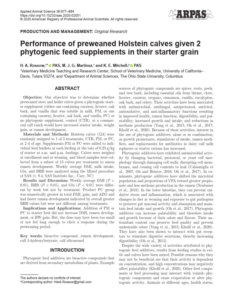 Review: Behavioral, Physiological, and Reproductive Performance of ...