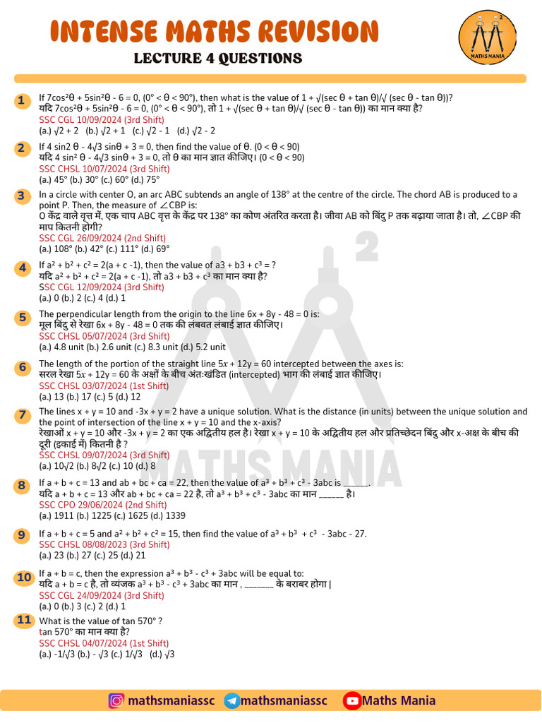 L-4 Practice Sheet - 516479 - Crwill | PDF