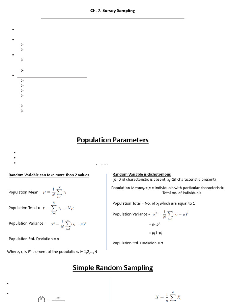 Understanding Survey Sampling Methods | PDF | Sampling (Statistics ...