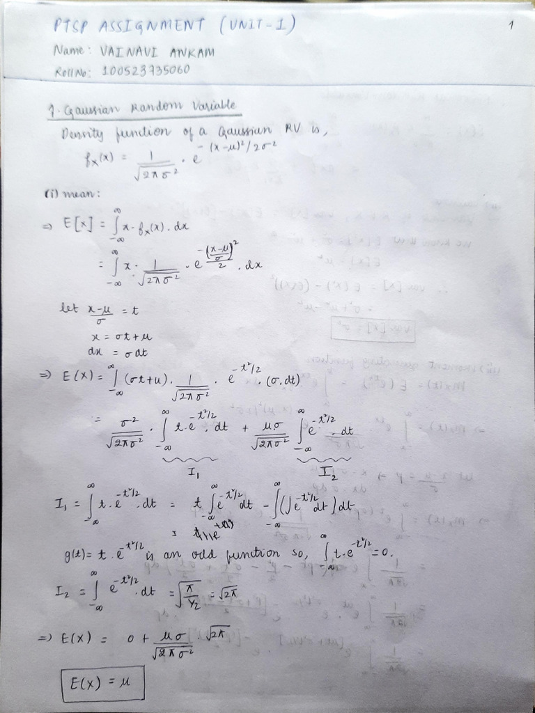PTSP Unit1 Assignment | PDF