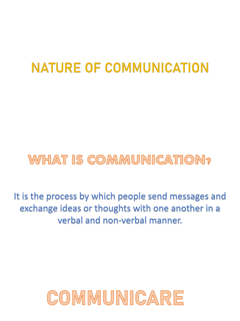 Understanding Communication Basics | PDF