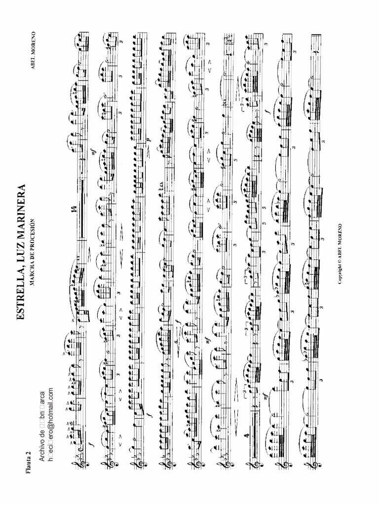 Estrella Luz Marinera - Flauta 2 | PDF