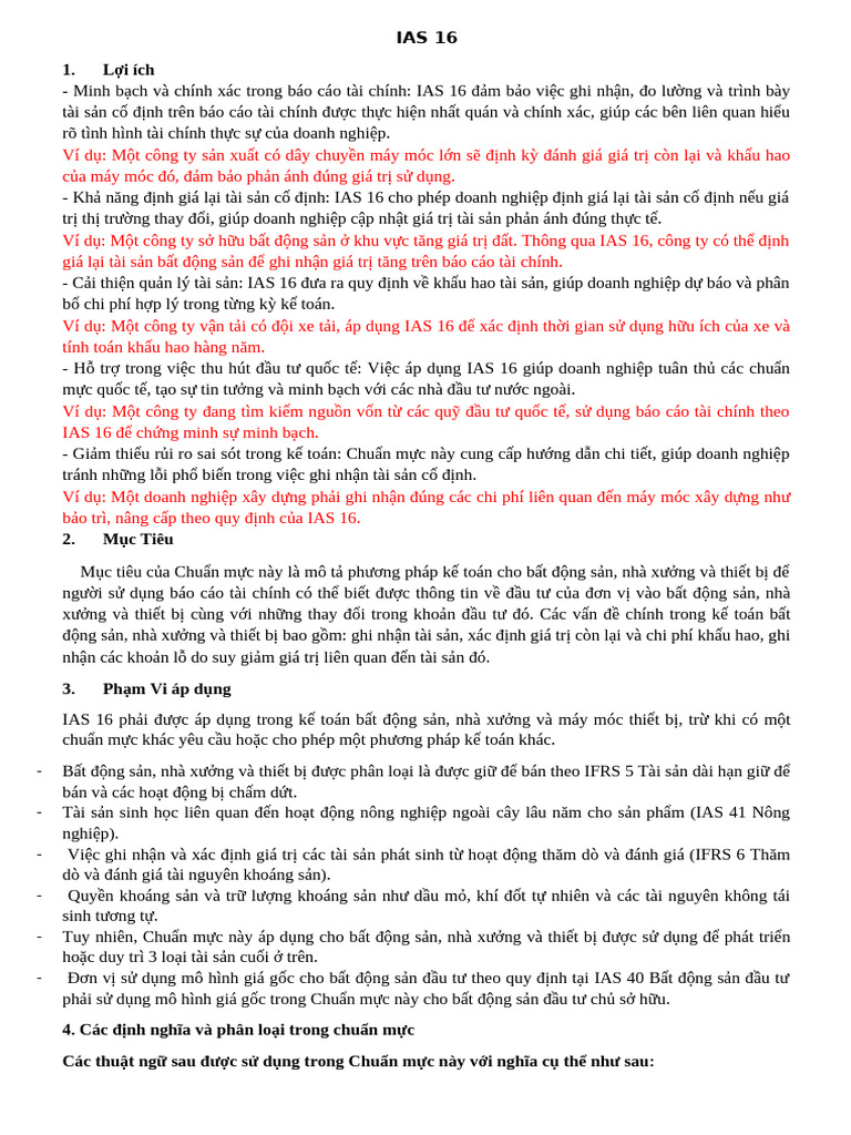 NHÓM 1-THUYẾT TRÌNH IAS 16 | PDF