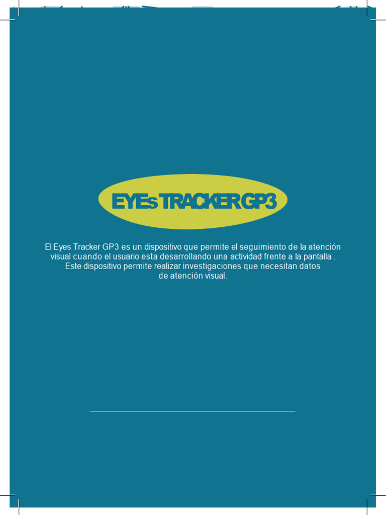 Guía de Uso del Eyes Tracker GP3 | PDF | Ventana (informática ...