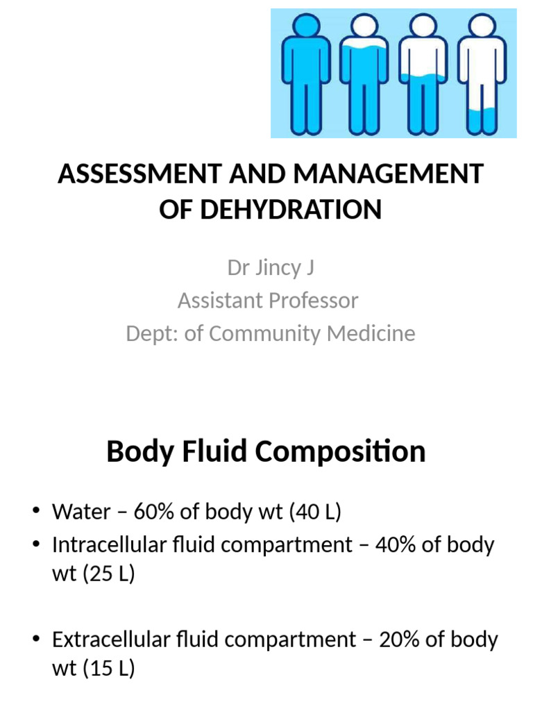 Assessment and Management of Dehydration | PDF