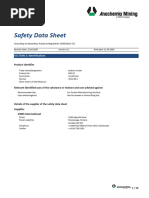 MAPP Fuel Gas Safety Data Sheet | PDF | Chemistry | Safety